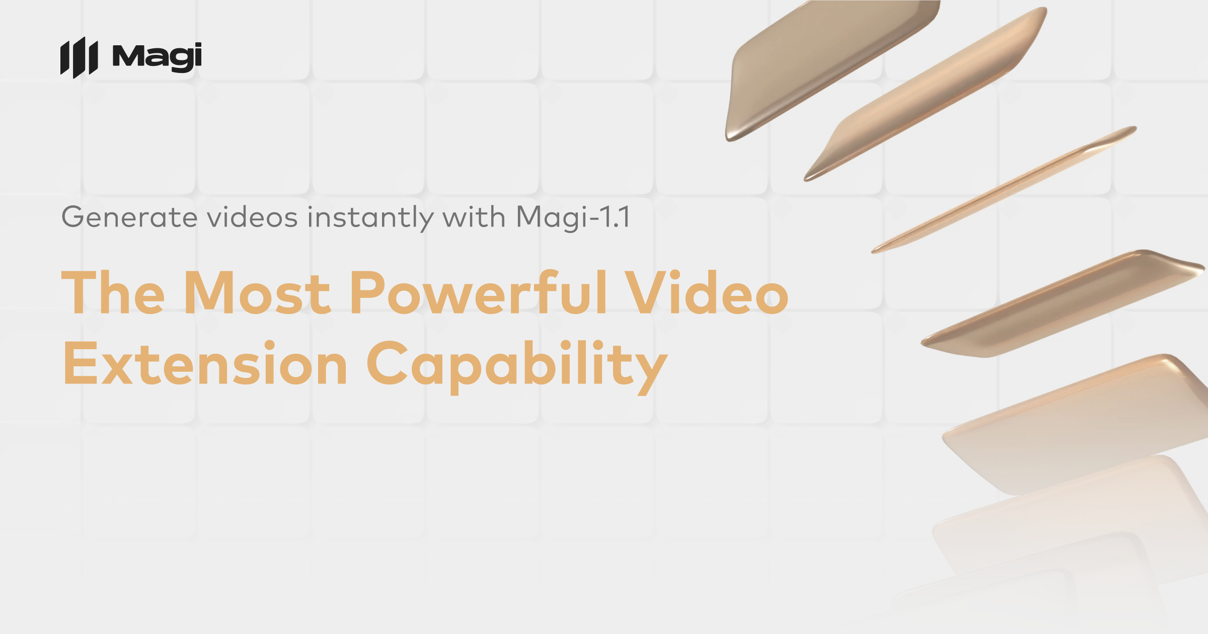 Magi: AI Video Generator & AI Video Extender By Sand.ai